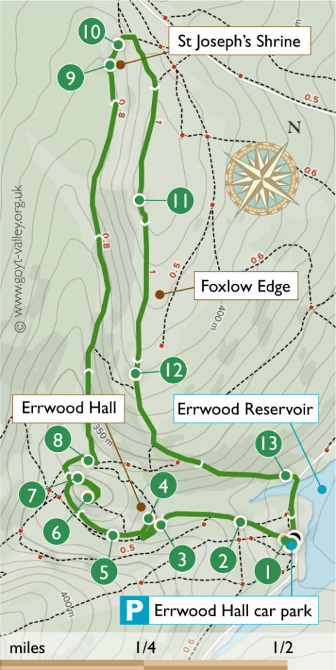 Walk maps - The Goyt Valley