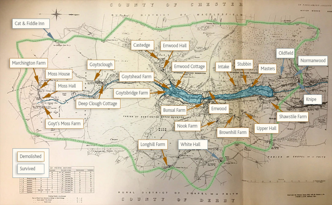 Stockport map - Goyt Valley