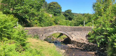 Packhorse bridge reopened - Goyt Valley