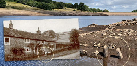 Low water reveals: #1 - Goyt Valley